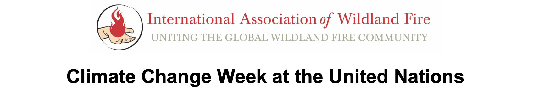 IAWF Climate Change Week - Statement - banner - International ...